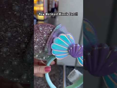 Adorables Nuevas Orejas de la Sirenita #disneyworld #epcot #disneyshorts #disney2023 #littlemermaid