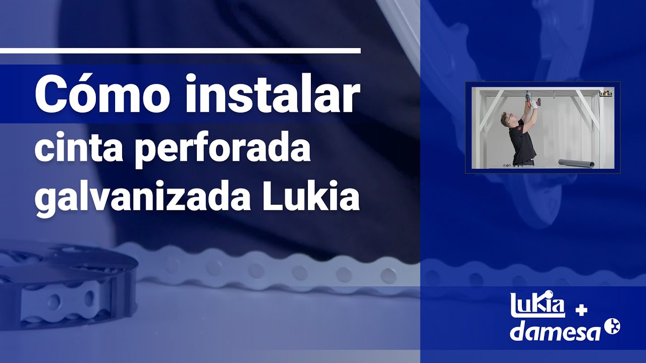 Cómo instalar una cinta perforada