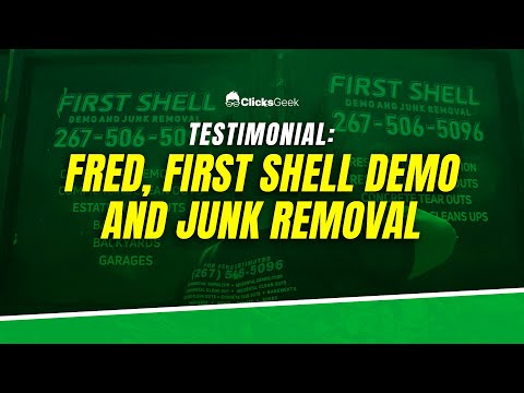 Clicks Geek Review | Clicks Geek Testimonial | Junk Removal Marketing