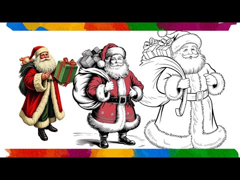 Christmas Coloring Sheet – Fun & Printable Holiday Coloring Pages for Kids and Adults