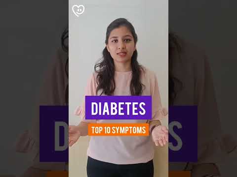 TOP 🔟 SYMPTOMS of Diabetes #shorts #diabetes #shortsfeed