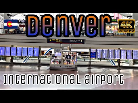 Denver International Airport (DEN) - USA’s Largest Airport - Full Walkthrough - All Terminals