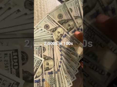 2,000$ in 100s💶💲