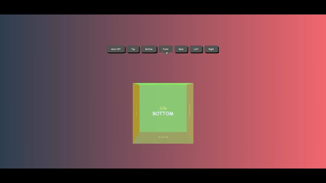 3D Cube Animation Using HTML, CSS & JavaScript! (No Libraries!)