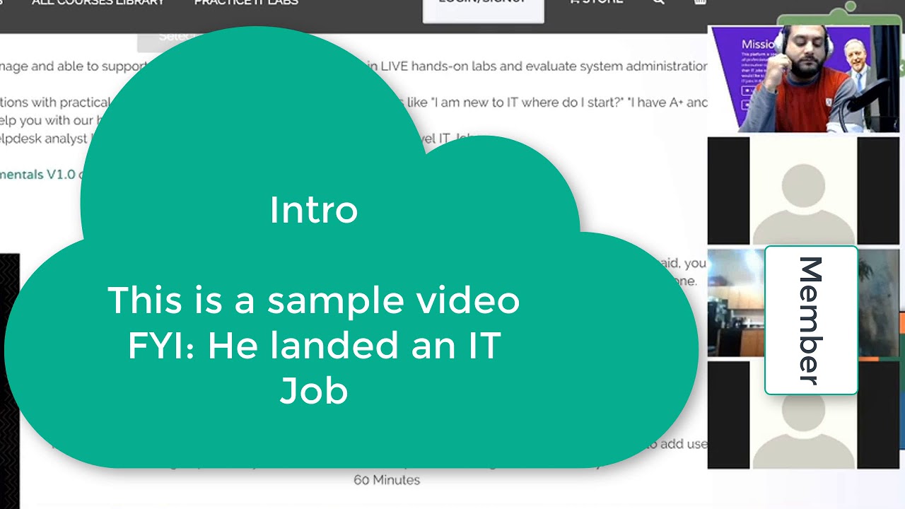 Our LIVE Training Sample | Introduction Session