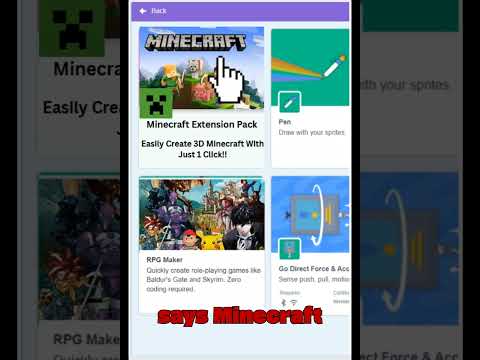 How to Make 3D Minecraft in Scratch (Totally Real 🤫) #shorts