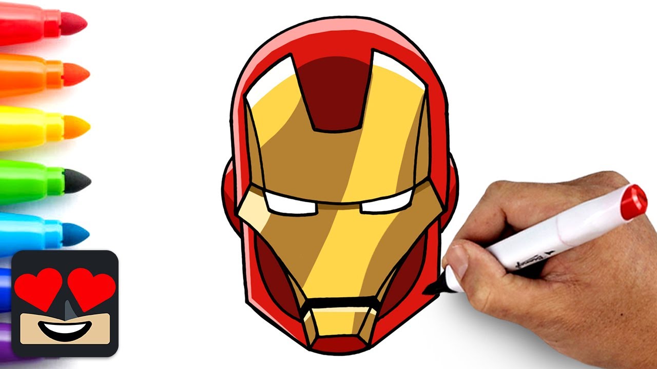 How To Draw Iron Man Easy