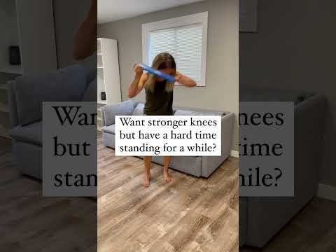 Loop resistance band seated exercises for stronger knees
