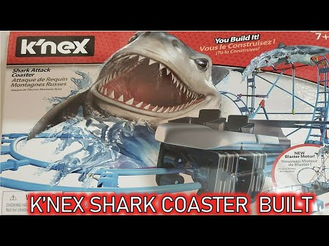 KNEX SHARK 🦈 ATTACK COASTER 34041 BUILT!