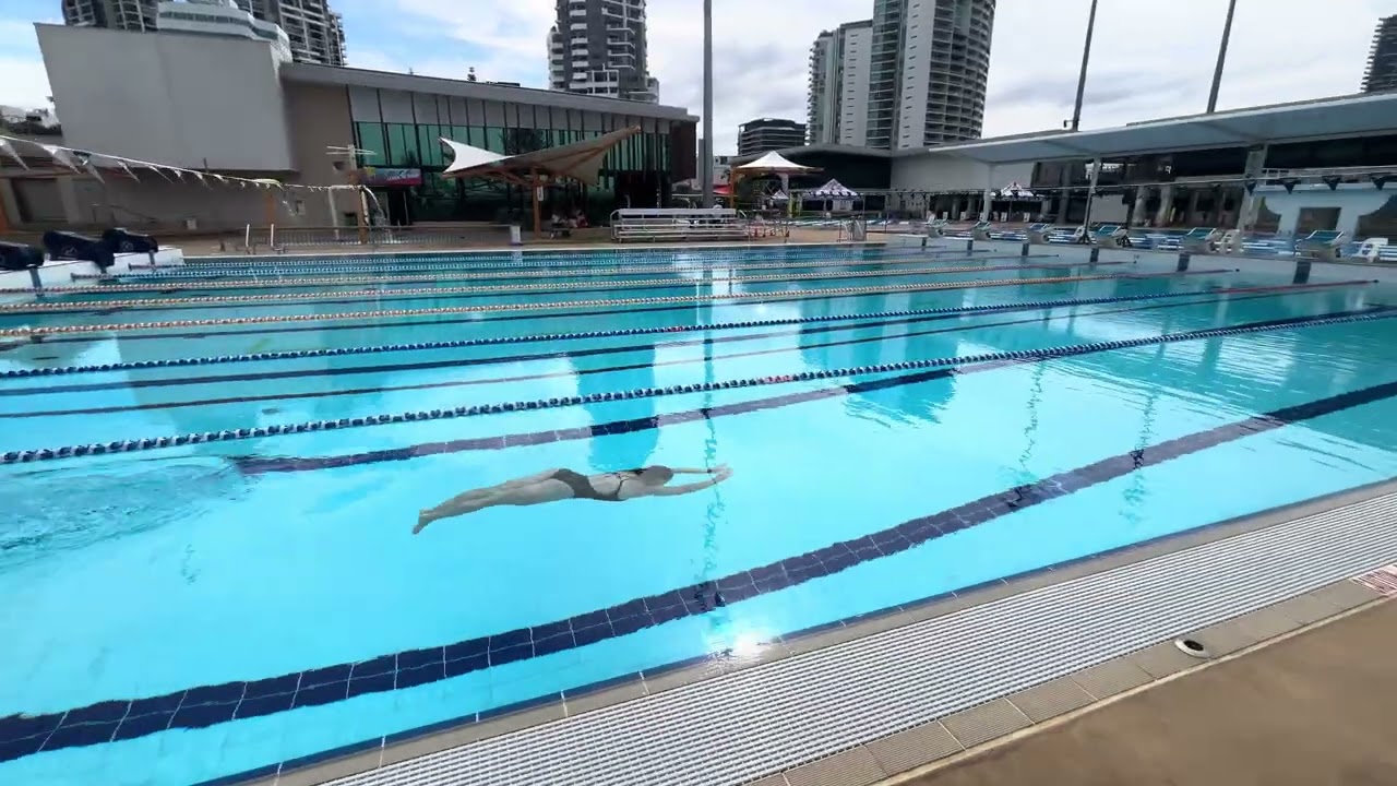 Alex Doyle 20m swimming underwater no breathing