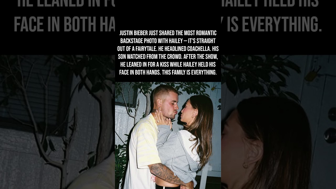 Justin Bieber's Backstage Coachella Photo With Hailey Is The Most Romantic Thing Today🎤❤️🎪