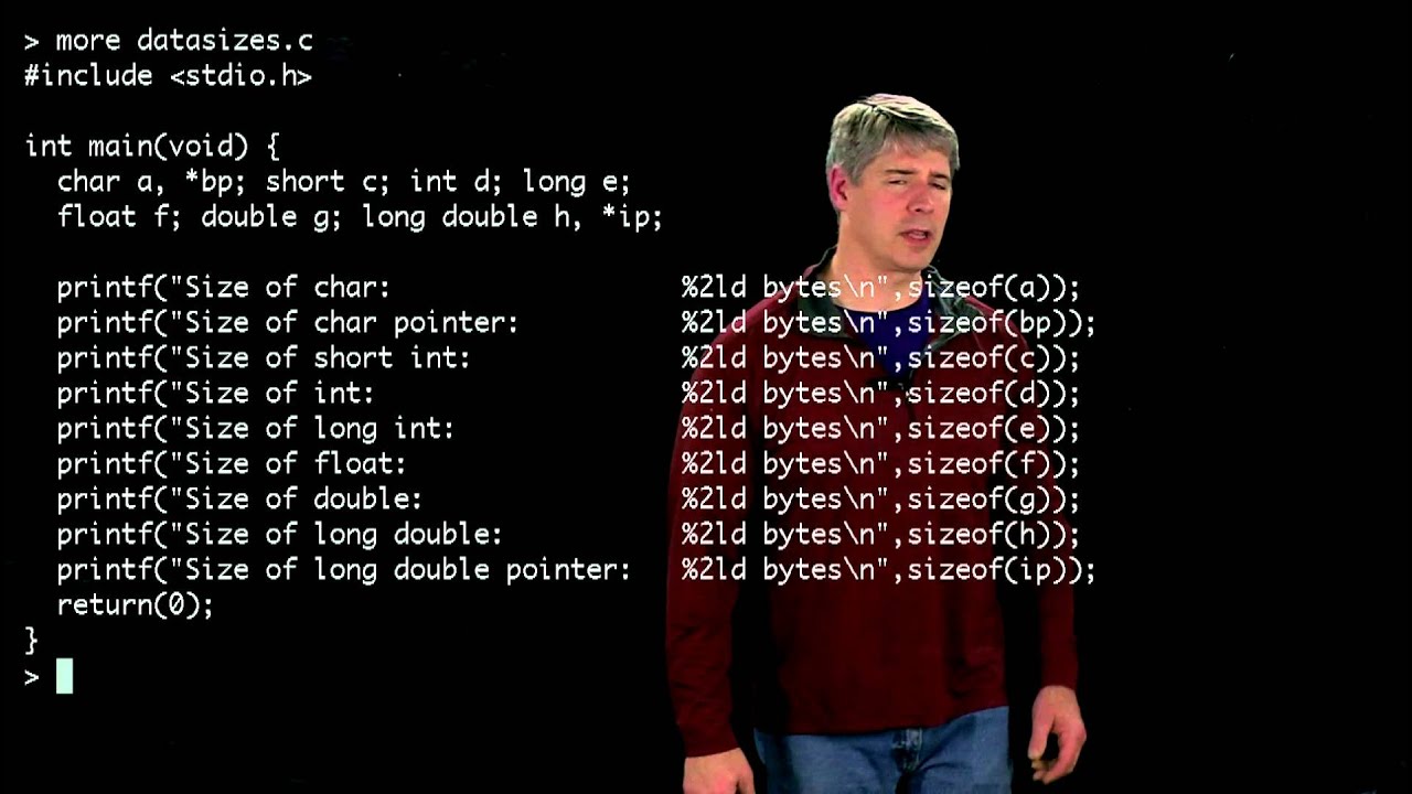 datasizes.c:  sizes of C data types (Kevin Lynch)