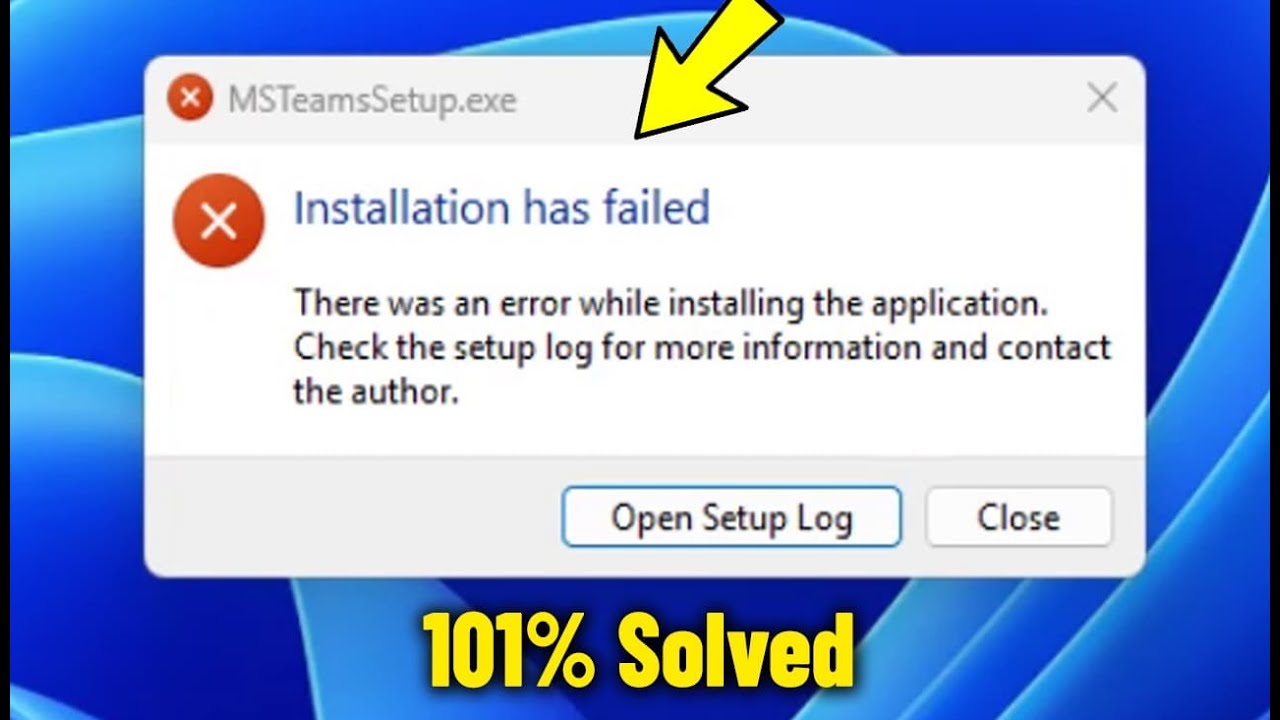 Microsoft Teams Ms Installation has failed Error on Windows 11/10/8/7 - Easy Fix (3 Methods) ✅