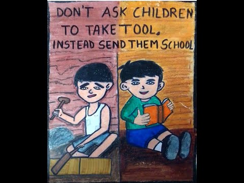 Poster On Stop Child Labour I World Day Against Child Labour I 12 June 2024