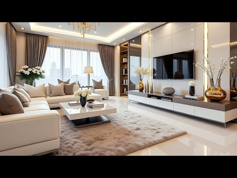Minimalist Luxury Living Room Design Ideas 2025 | Interior Design Inspiration & Decor Tips