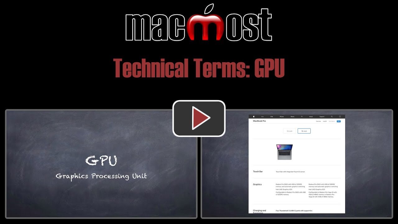 Technical Terms: GPU (MacMost #1810)