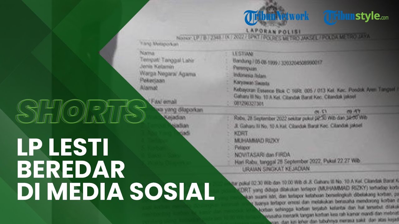 Laporan Polisi Oleh Lesti Kejora Beredar Rizky Billar Diduga Banting
