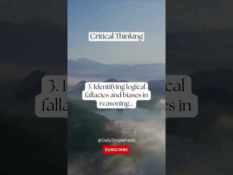 Five components of critical thinking