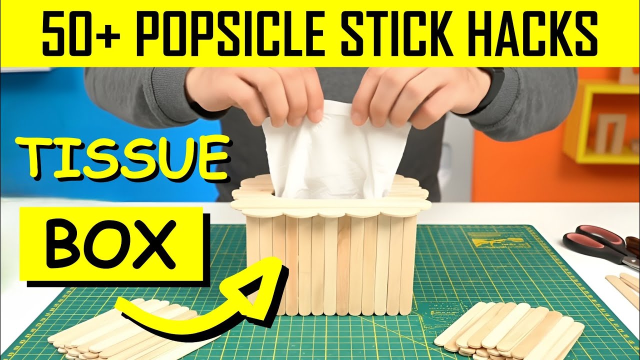 50+ Amazing Things You Can Make with Popsicle Sticks! 💡| Inspiration Ideas