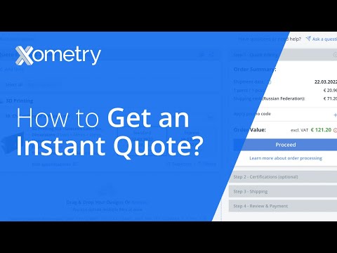 How to Get Instant Quotes & Order Parts | Xometry Europe