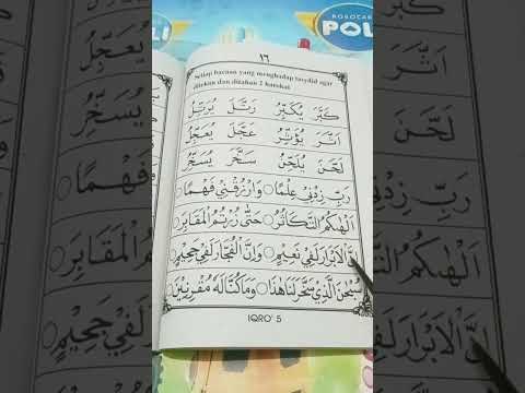 BELAJAR MENGAJI IQRO 5 DENGAN MAKHORIJUL YANG BENAR #hofidafid