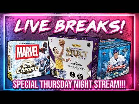SPECIAL THURSDAY STREAM! | Cactus WWE + Select FOTL NBA + Marvel + Inception + More (RGL 4279-4287)