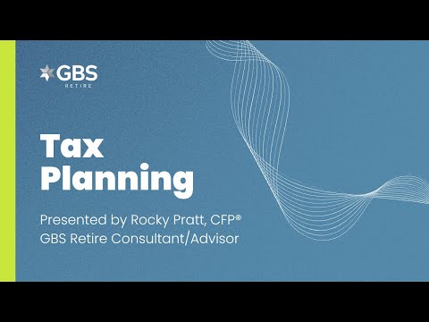 Tax Planning Webinar