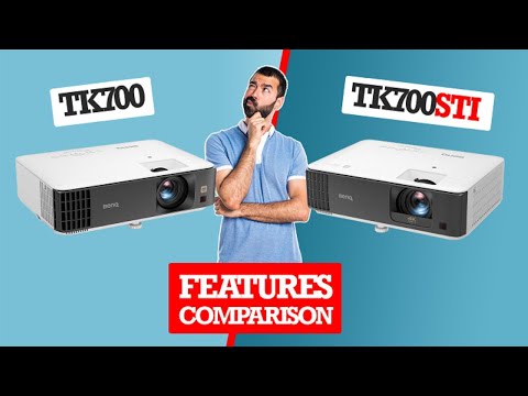 Benq TK700 vs TK700STI, the best 4K gaming projector?