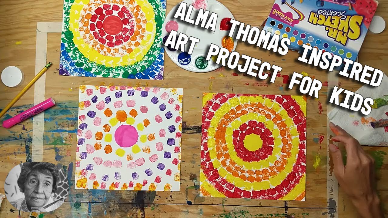 Alma Thomas Inspired Art Project for Kids