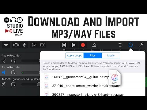 How to download loops/samples and use in GarageBand iPhone/iPad
