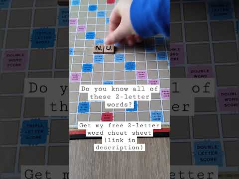 Do you know all of these Scrabble-approved 2 letter words?