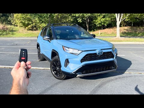 2024 Toyota Rav4 XSE Hybrid: Start Up, Test Drive, Walkaround, POV and Review
