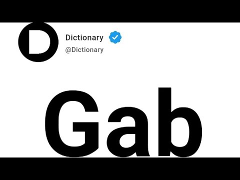 Gab Meaning In English