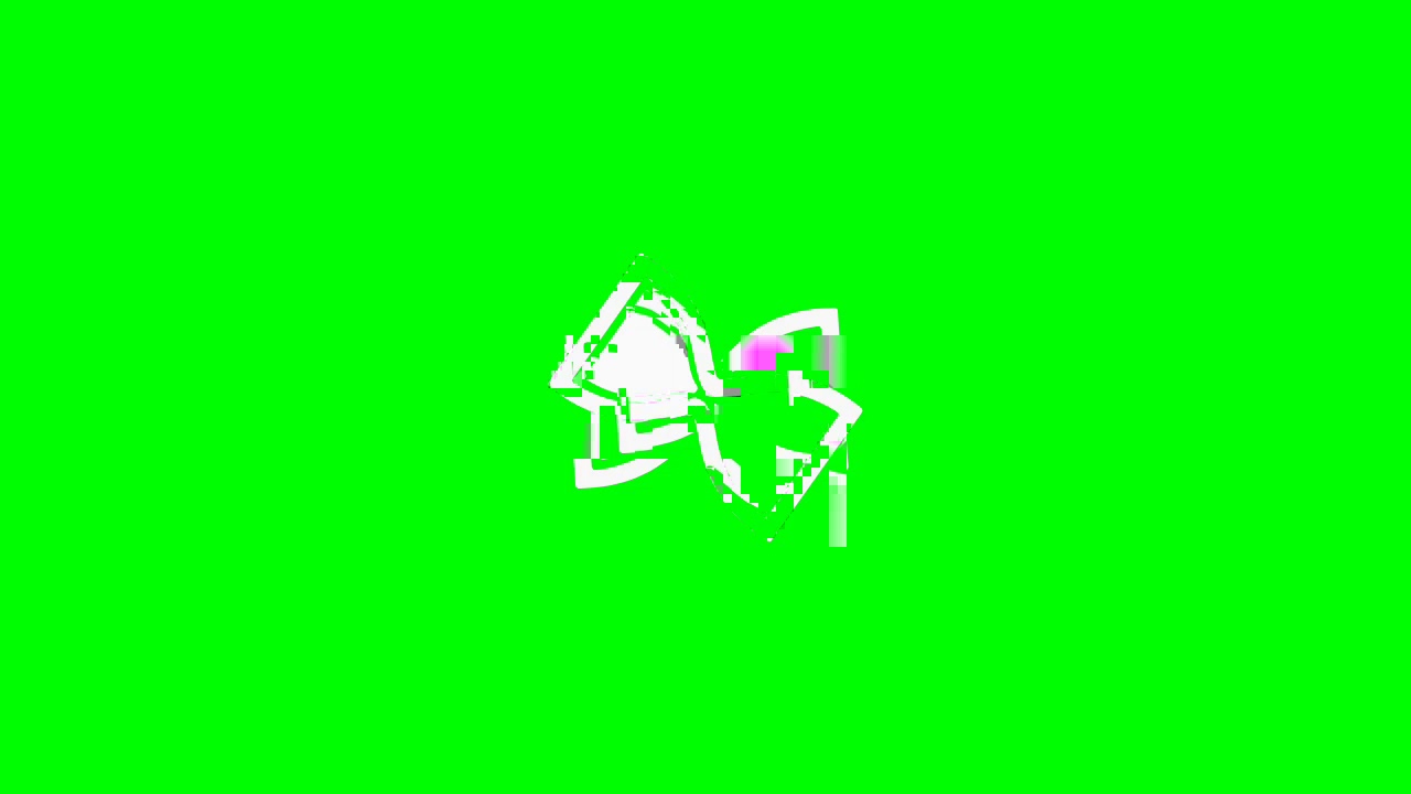 PLEASE WAIT LOADING PROCESS ANIMATED GREEN SCREEN