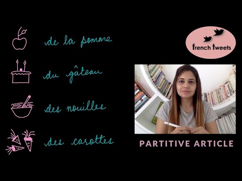 Partitive Article in French: du, de la, des, de l', de, d'