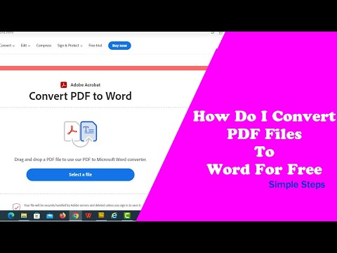 How To Convert PDF File To Word Document: Free And Easy