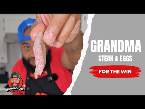 Easy Grandma Steak & Eggs Recipe