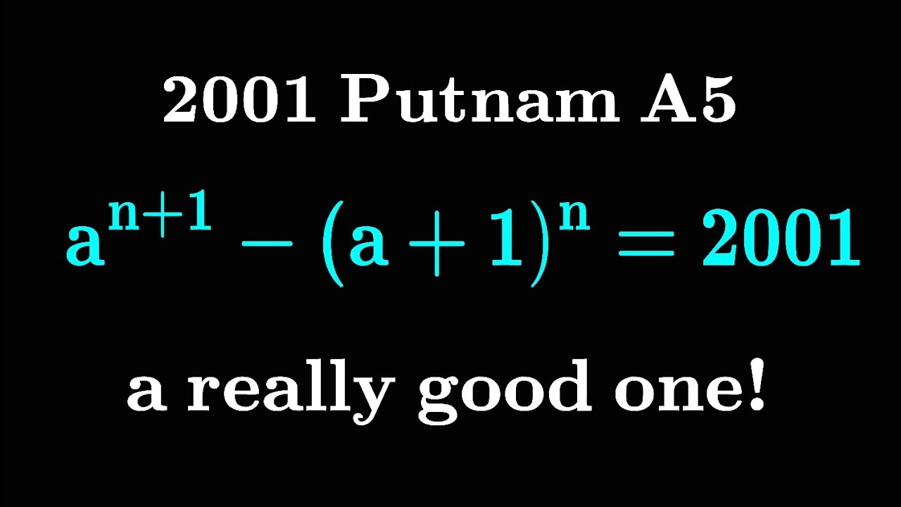 A very interesting Putnam problem