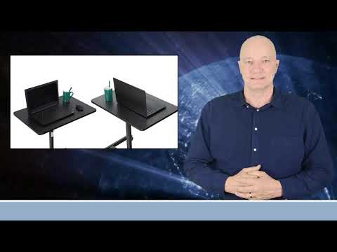 Pneumatic Standing/ Sitting Adjustable Height Desk For Multipurpose Uses
