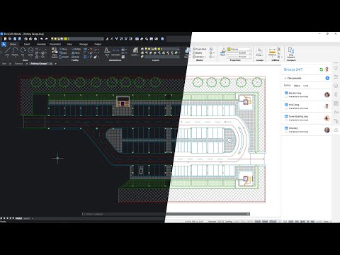 Exploring the user interface: BricsCAD V20 - Drafting Workspace