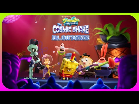 Spongebob Squarepants: The Cosmic Shake All Cutscenes (PS4, XONE, Switch, PC)