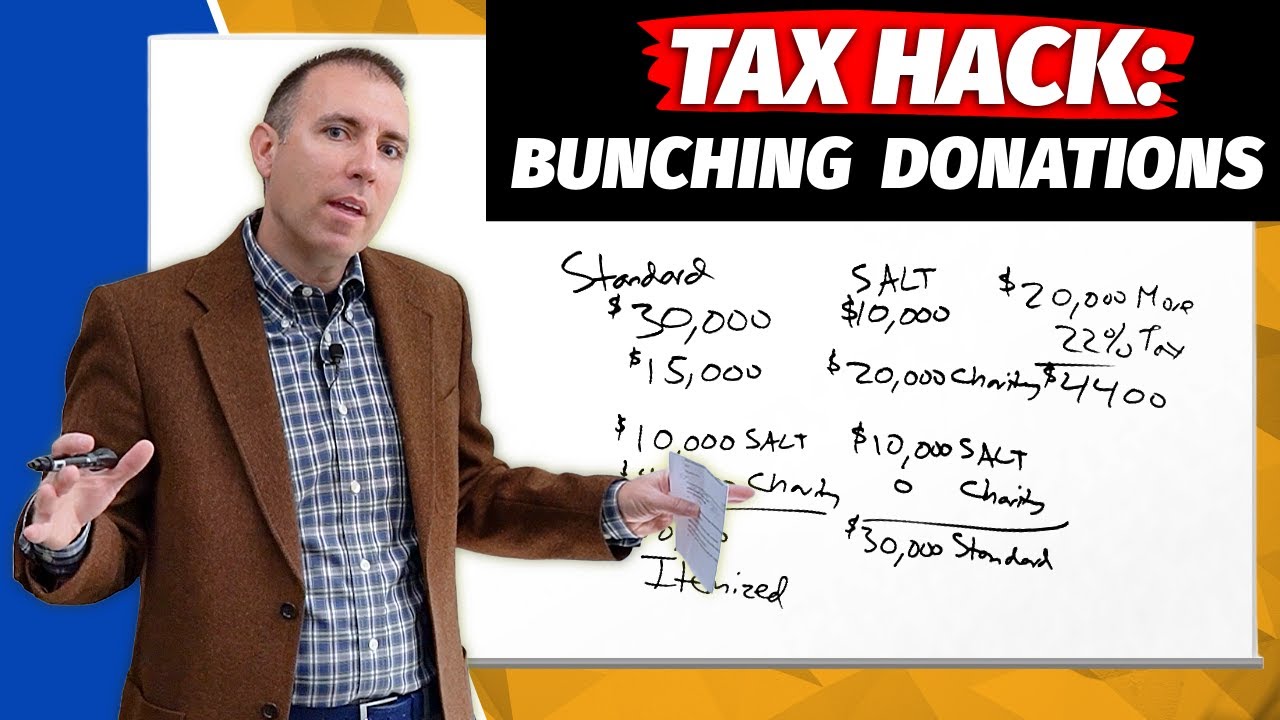 Maximize your Tax Benefits by BUNCHING Charitable Donations!