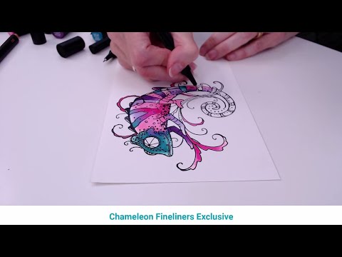 Revolutionary Chameleon Fineliners with Cathy Andronicou