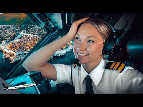 BOEING 737 Fantastic LANDING into Dubrovnik Airport RWY11 | Cockpit View | Life Of An Airline Pilot