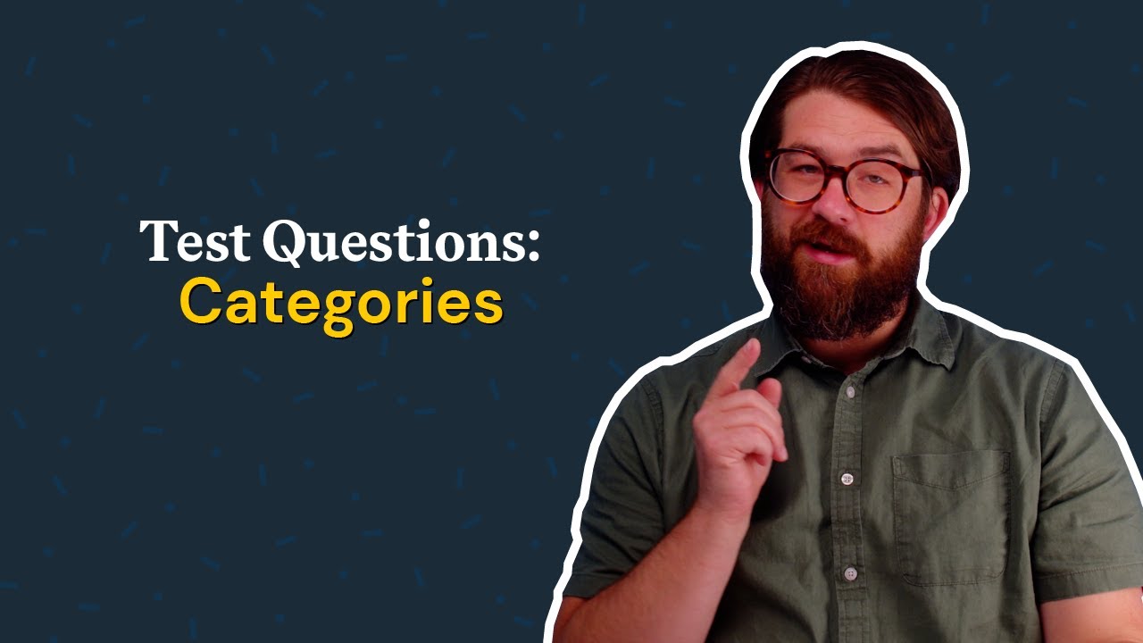 Test Questions: Categories
