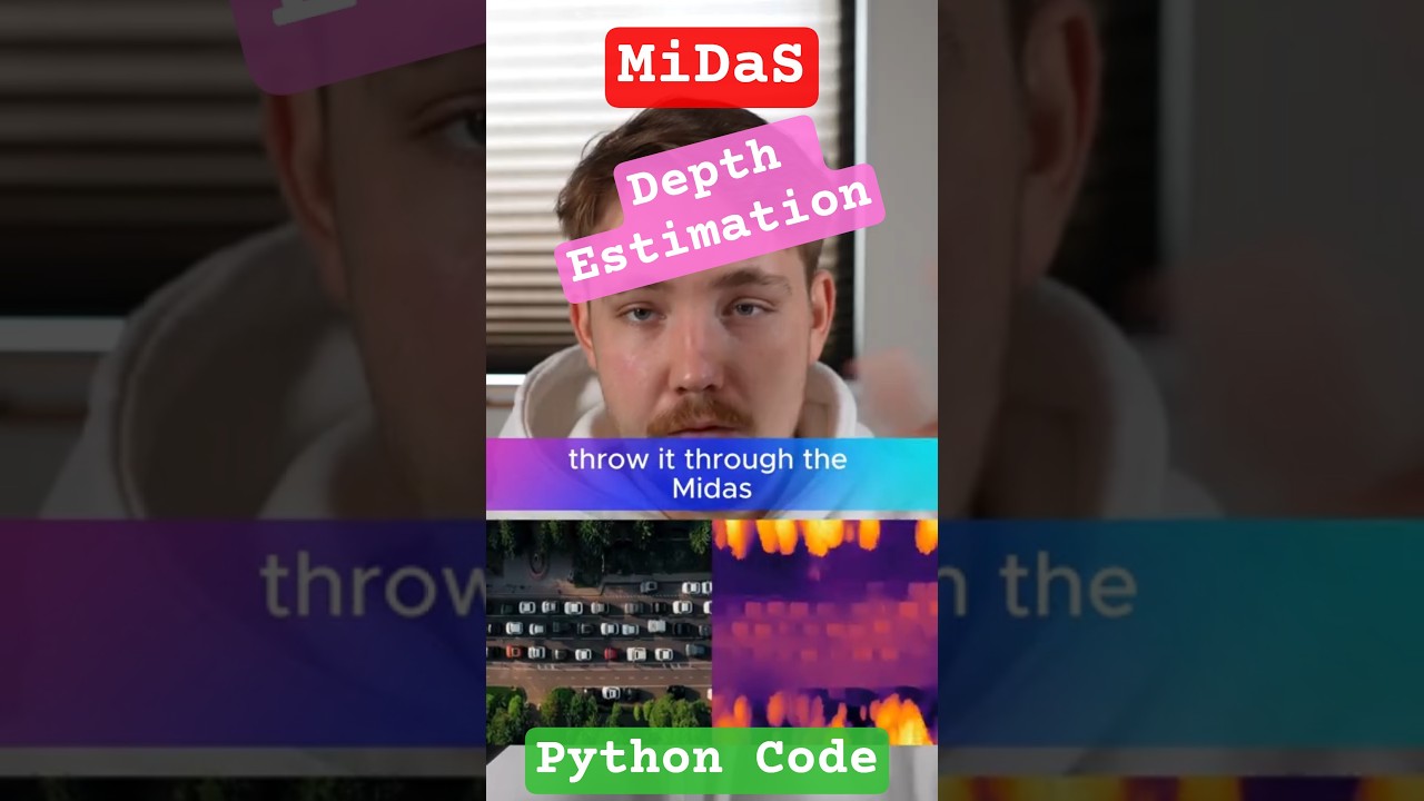 MiDaS Depth Estimation in Python is a GAME CHANGER for Computer Vision 🤯