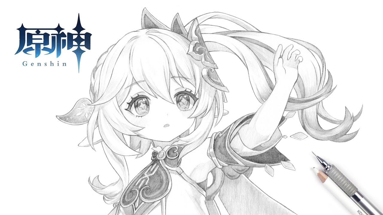 如何畫納西妲 | 原神 | 納西妲 | How to draw Nahida | Genshin Impact | drawing tutorial | 動漫 | 遊戲 | 畫畫 | 教學