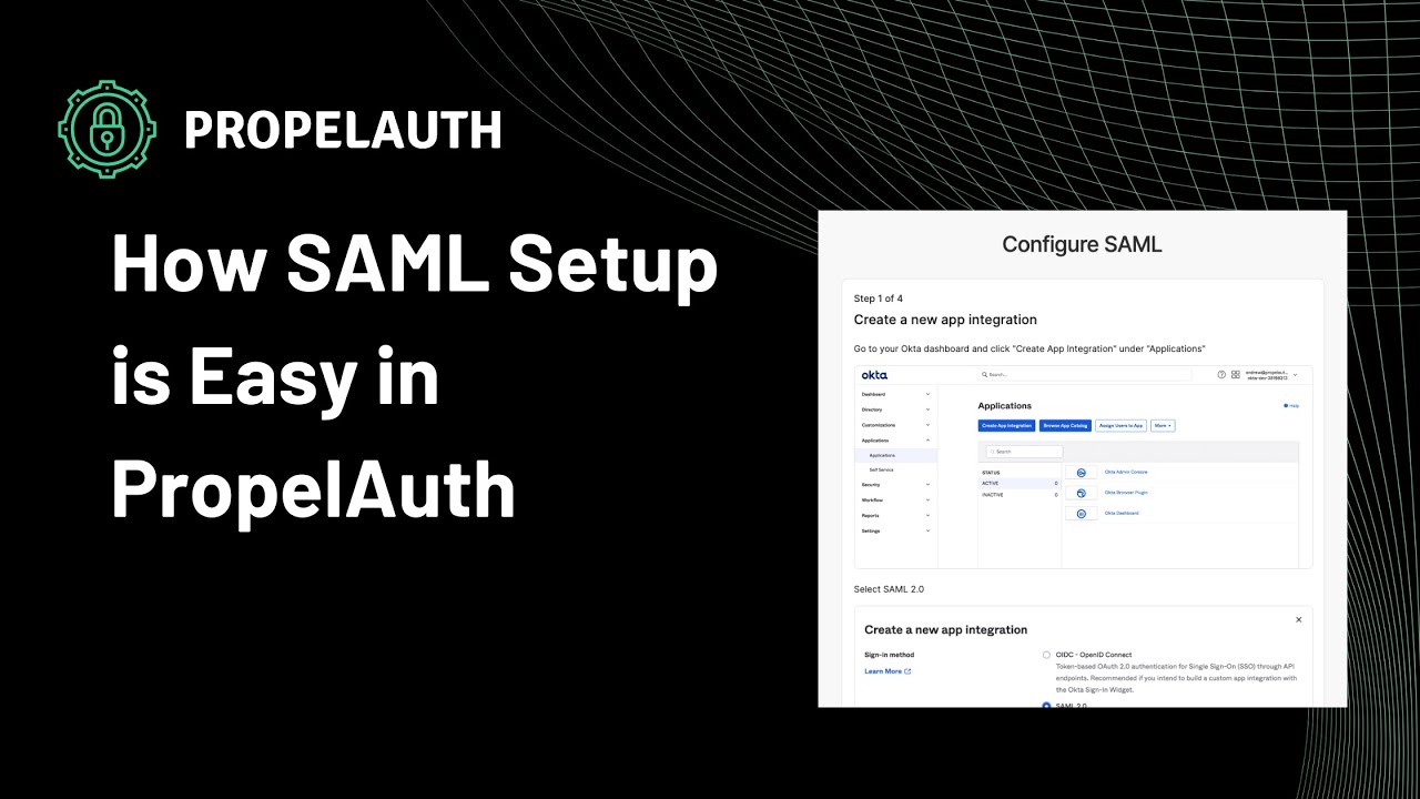 How SAML Setup is Easy in PropelAuth