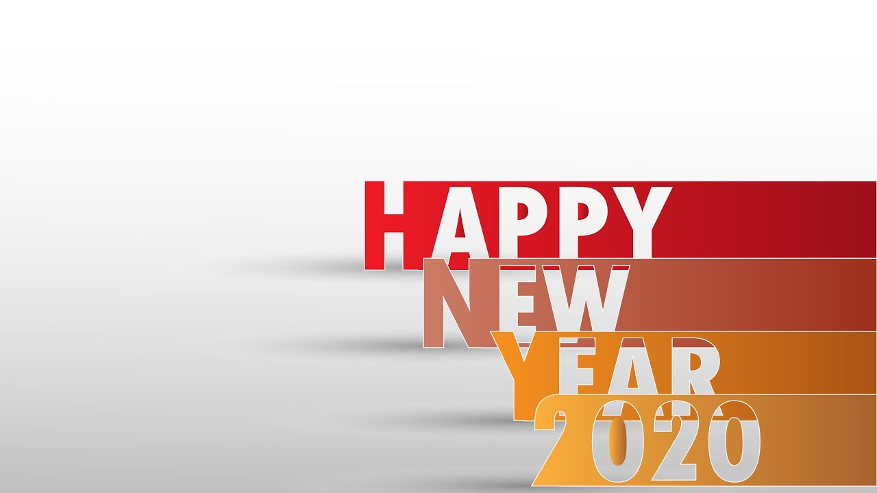 1.Adobe Illustrator Tutorial - HAPPY NEW YEAR Banner Design