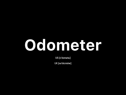 How to Pronounce Odometer: 🇺🇸 American English vs. 🇬🇧 British English